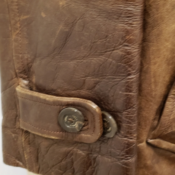 Mexx | Jackets & Coats | Real Leather Vintage Jacket Mexx | Poshmark